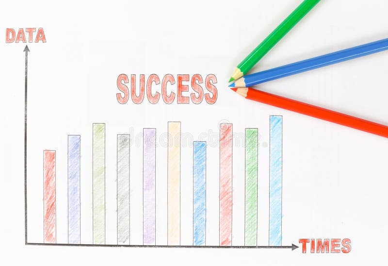 Success chart for business stock image. Image of concept - 32280651