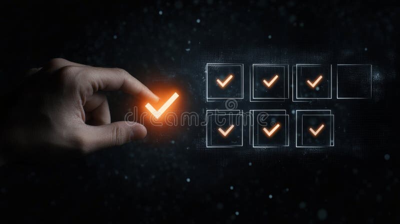 Success Checkmark Icon Highlighting Completion - Ideal for Task ...