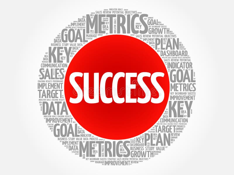 Success circle word cloud stock illustration. Illustration of company ...