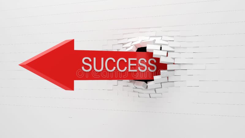 Abstract Success Background Stock Illustration - Illustration of ...