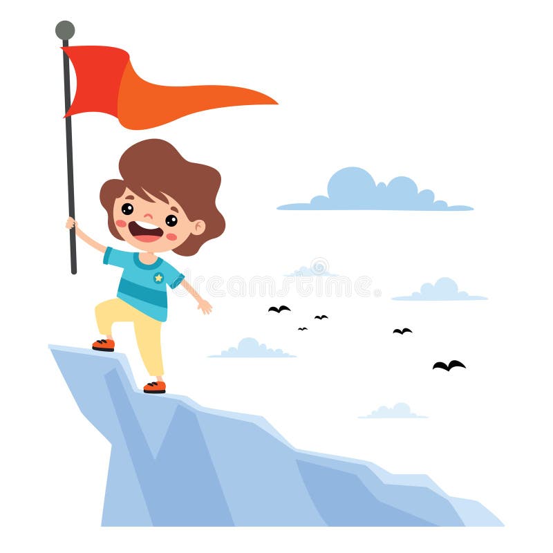 Children Success Steps Stock Illustrations – 190 Children Success Steps ...