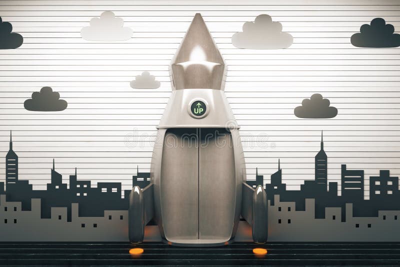 Rocket Elevator Stock Illustrations – 102 Rocket Elevator Stock ...