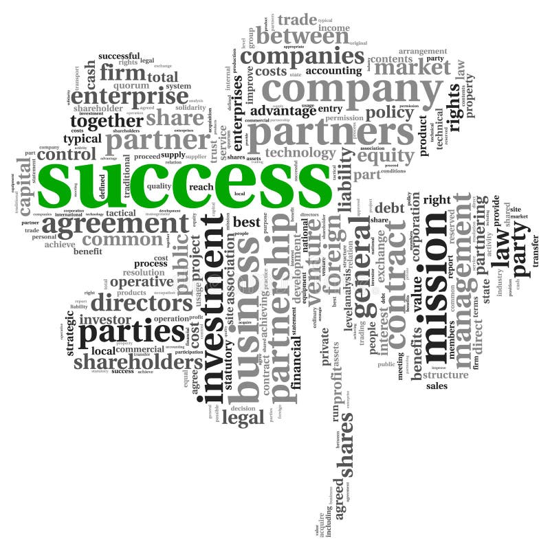 Success Concept in Tag Cloud Stock Illustration - Illustration of ...