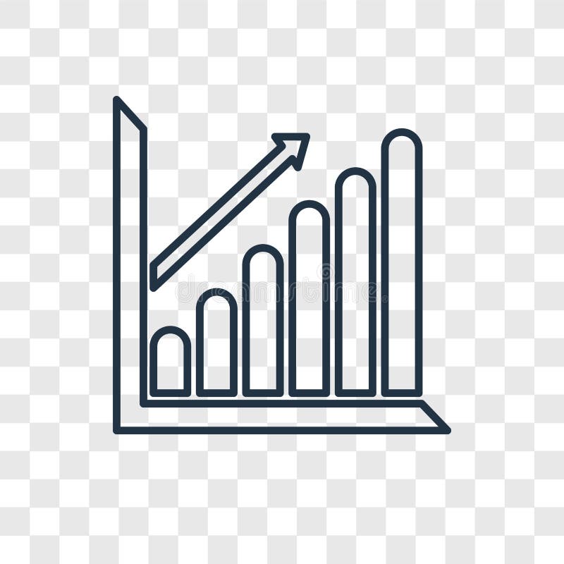 Success Concept Vector Linear Icon Isolated on Transparent Background ...