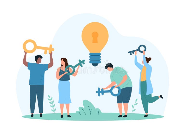 Success Creative Solution To Solve Business Problem by Tiny People with ...