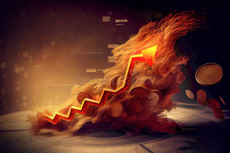 Success and Development, a Fantasy Visualization Graph with a Fiery ...