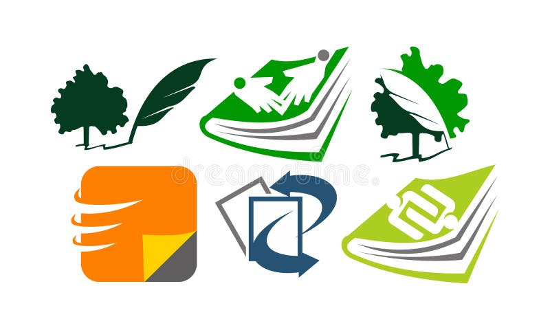 Success Education Template Set Stock Vector - Illustration of page ...