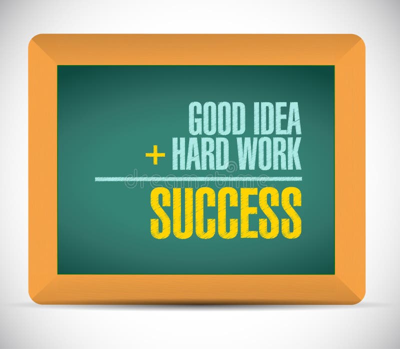 Hard Work Equals Success Stock Illustrations – 12 Hard Work Equals ...