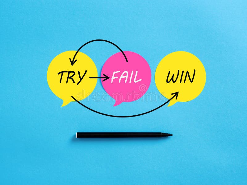 Determination Concept with Rotating Cubes and Businessman Stock Image ...