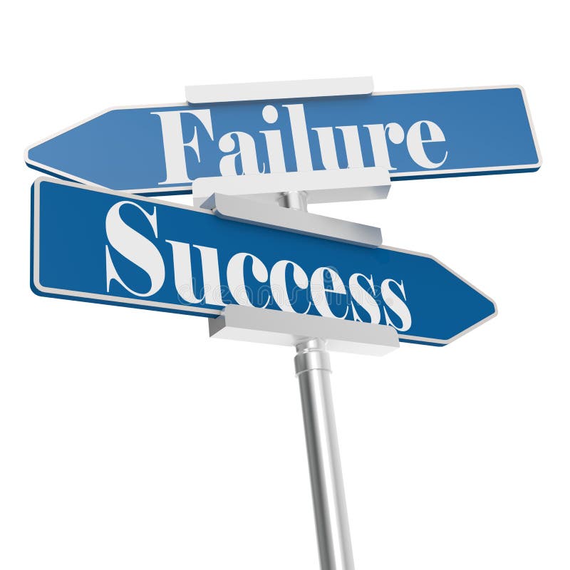 Turn Failure Into Success. stock illustration. Illustration of concept ...