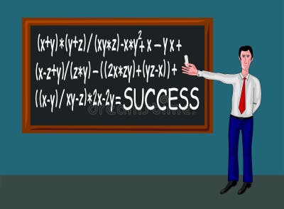 Success formula stock illustration. Illustration of formula - 17847015