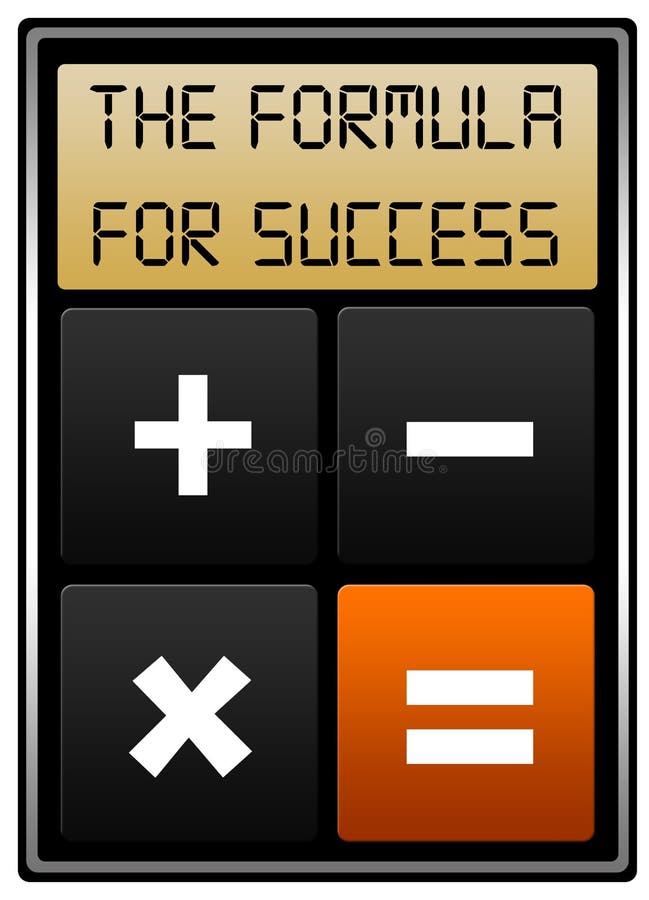 Success formula stock illustration. Illustration of marketing - 37880598