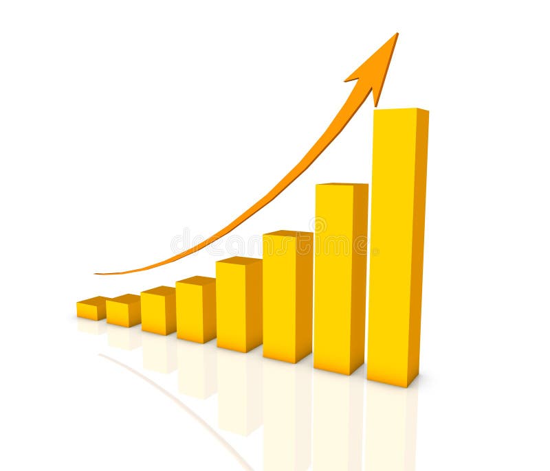 Percent graph stock illustration. Illustration of percent - 14613512