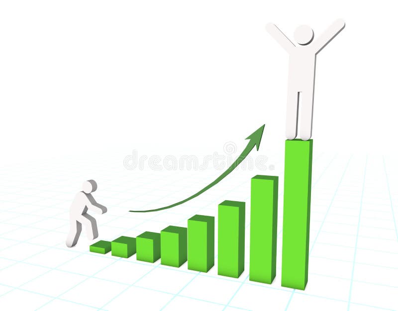 Percent graph stock illustration. Illustration of percent - 14613512