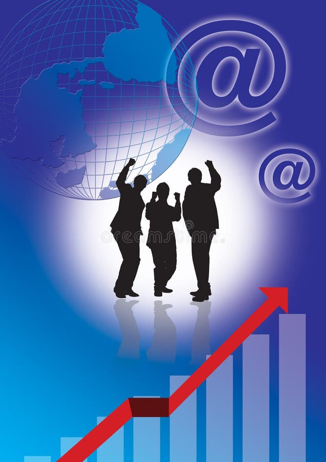 Success graph stock illustration. Illustration of corporate - 2512769