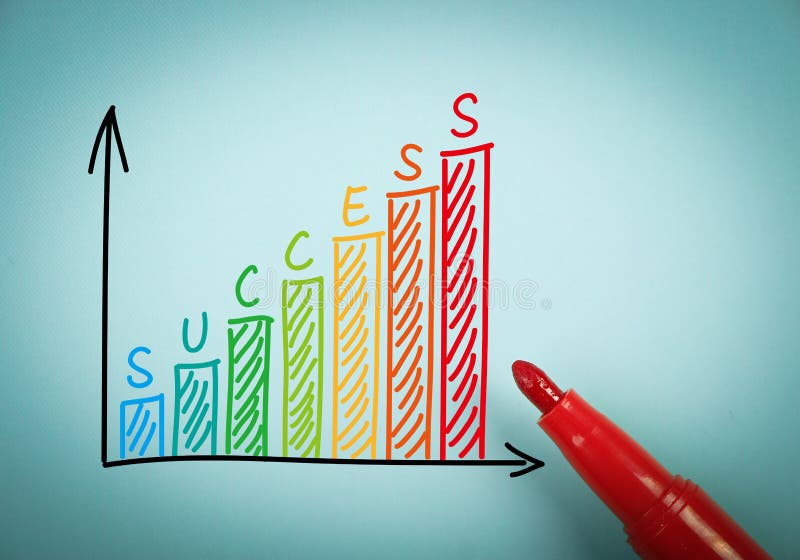 Success graph stock illustration. Illustration of future - 53977283