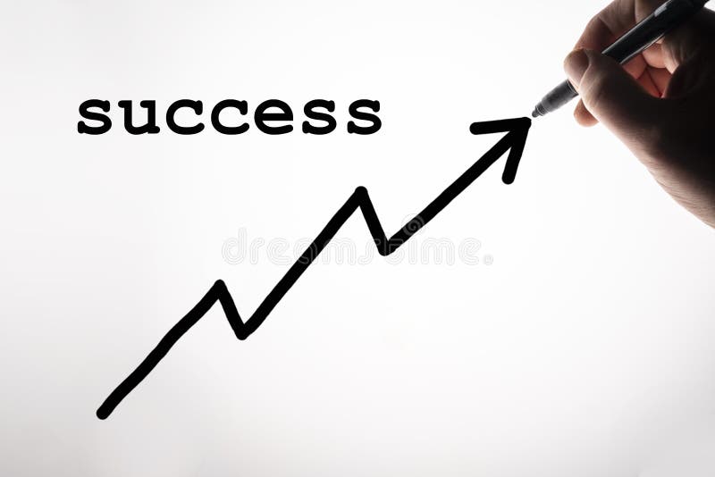 Success graph stock photo. Image of data, board, information - 168592296