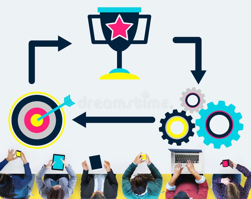 Success Growth Improvement Mission Strategy Concept Stock Photo - Image ...