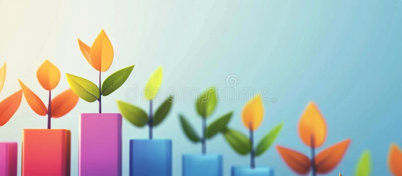 Success Growth Poster with Engaging Visuals, Dynamic Workspace Stock ...