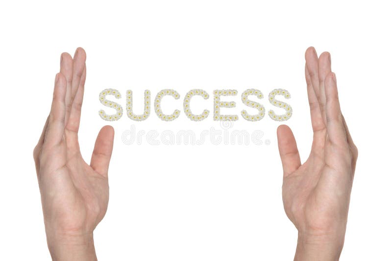 Success in hand isolated stock photo. Image of help, concepts - 19930762