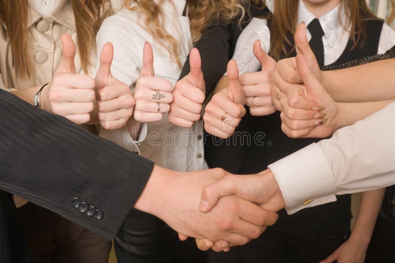 Success and hand shake. stock photo. Image of silver, gesture - 8434174