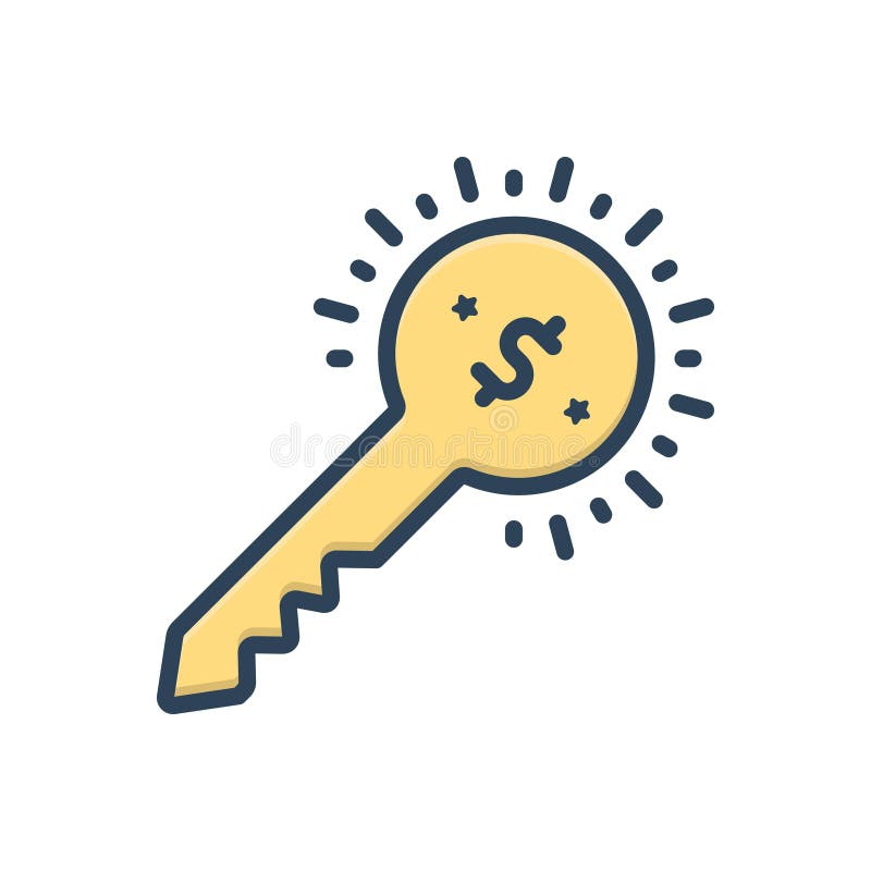 Color Illustration Icon for Success, Achievement and Victory Stock ...