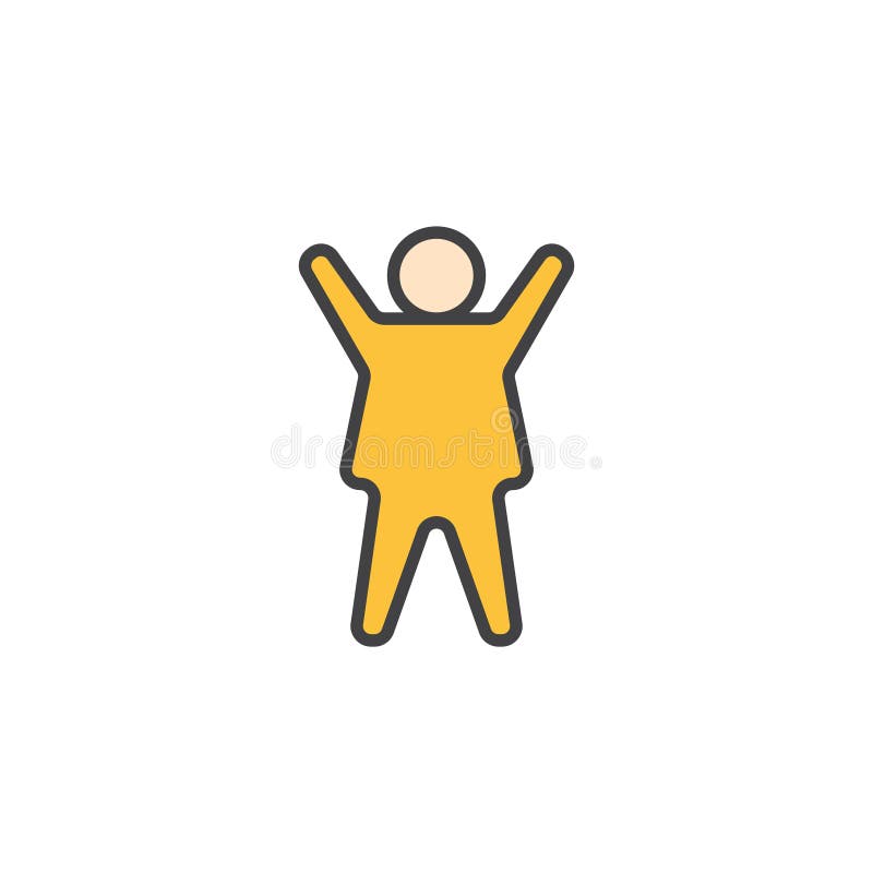 Success Icon in Colored Version Stock Vector - Illustration of active ...