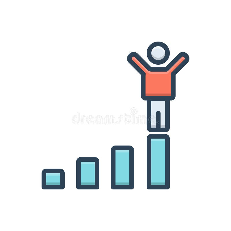 Conquer Icon on White Background. Vector Concept Illustration for ...