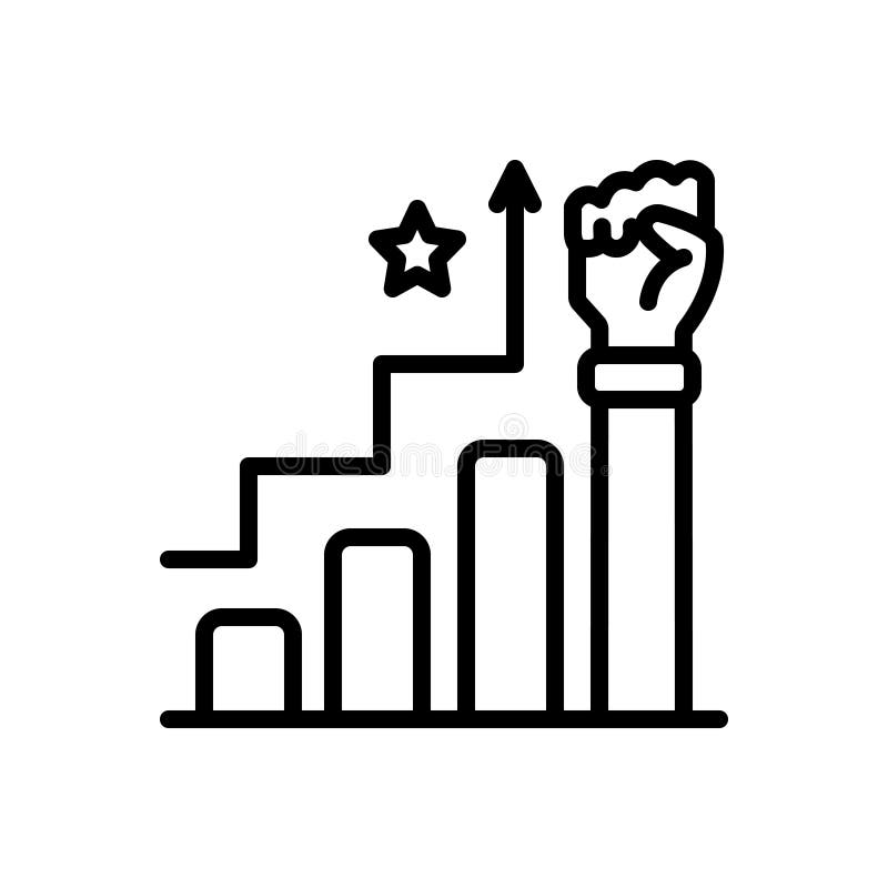 Mix Icon for Triumph, Victory and Win Stock Vector - Illustration of ...