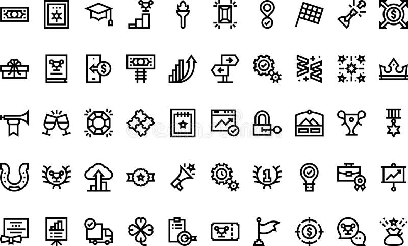 Success Icons High-Quality Vector Icons Collection with Editable Stroke ...