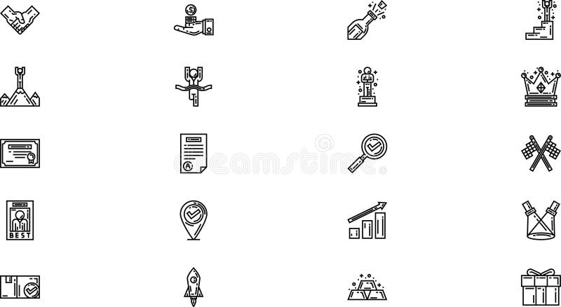 Success Icons High-Quality Vector Icons Collection with Editable Stroke ...