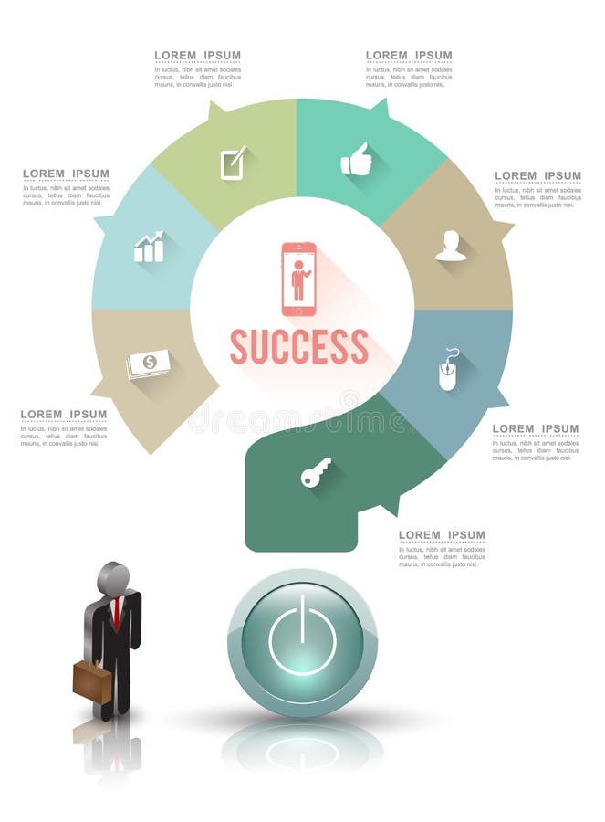Success illustration stock vector. Illustration of infographic - 38636694
