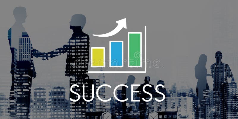 Success Increasing Bar Chart Concept Stock Illustration - Illustration ...