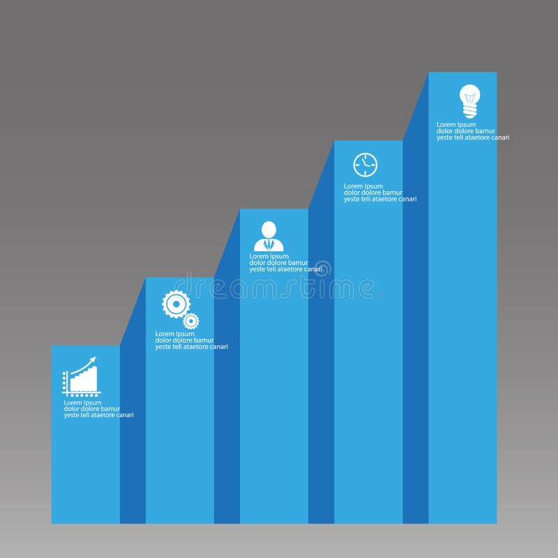 Success info graphic graph stock illustration. Illustration of minimal ...