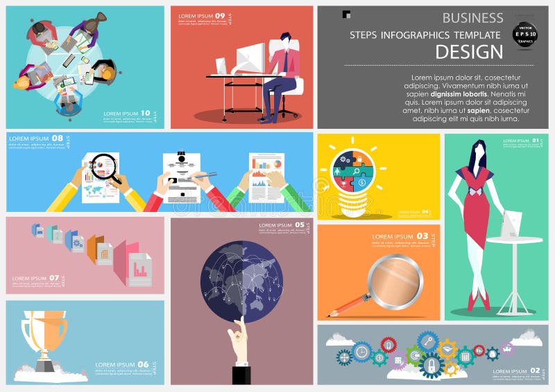 Success - Infographics Template Idea and Concept Design -Contact ...