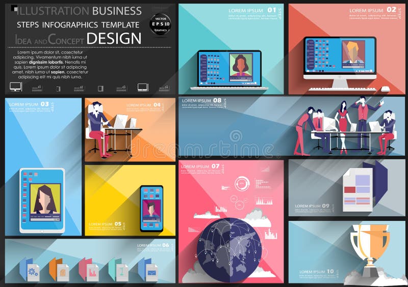 Success - Infographics Template Idea and Concept Design -Contact ...