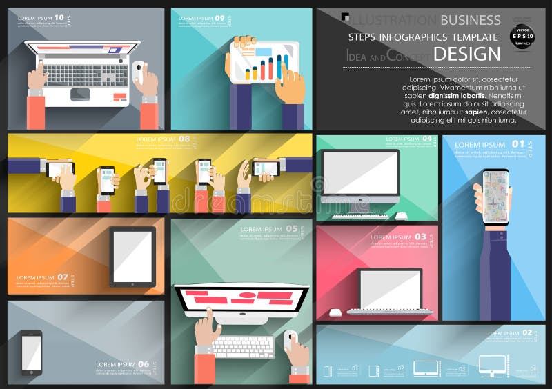 Success - Infographics Template Idea and Concept Design -Contact ...