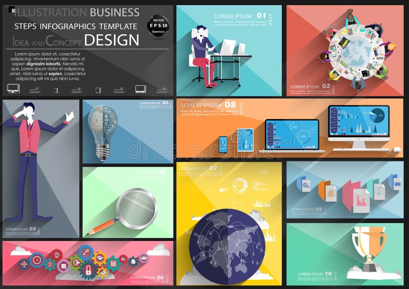 Success - Infographics Template Idea and Concept Design -Contact ...