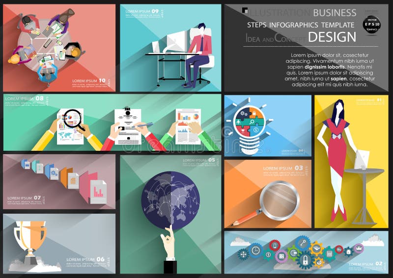 Success - Infographics Template Idea and Concept Design -Contact ...