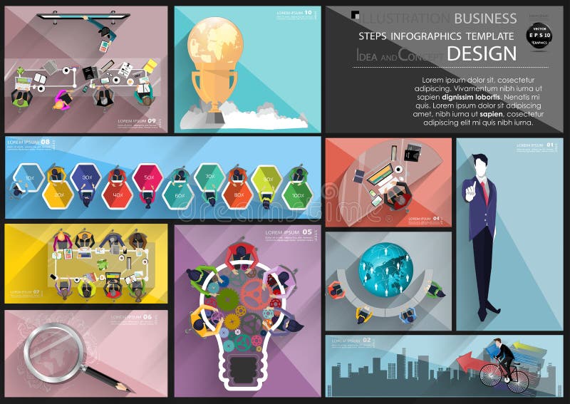 Success - Infographics Template Idea and Concept Design -Contact ...