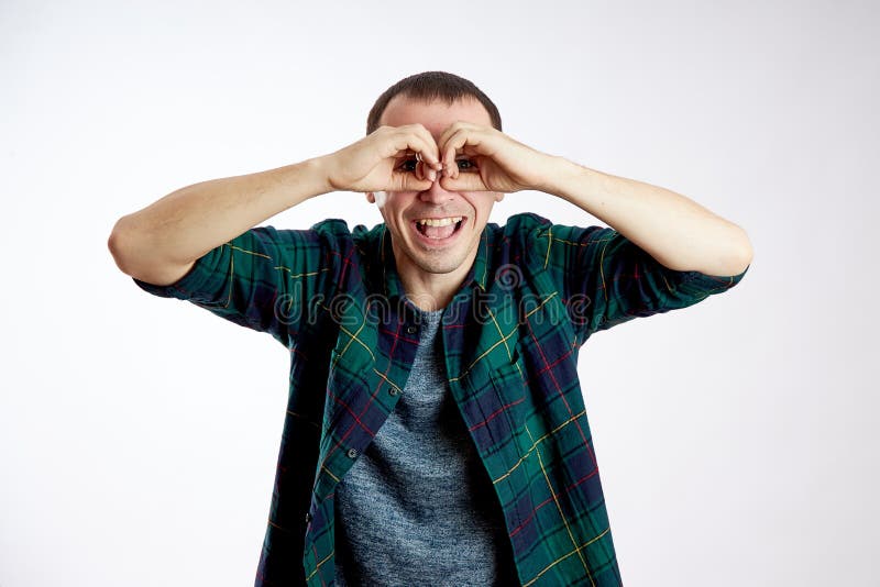 Success is Joy and Luck. Man is Happy, Victory Stock Image - Image of ...