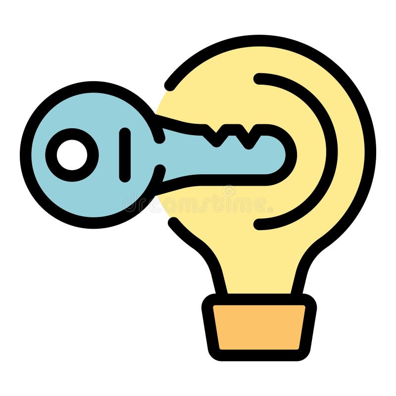 Success Key Icon Vector Flat Stock Vector - Illustration of profit ...