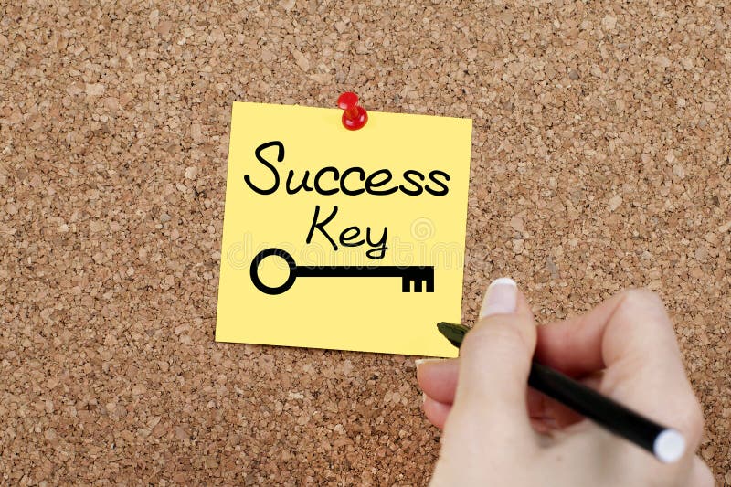 Success key stock image. Image of sign, office, writing - 42708053