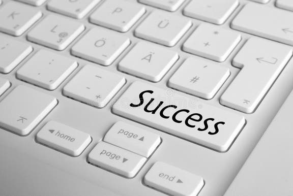 Success Keyboard stock photo. Image of improvement, keyboard - 4213584