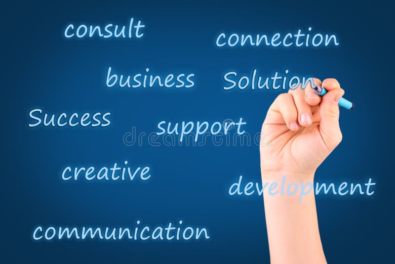 Introduction Word Cloud Hand Writing Concept Stock Photo - Image of ...