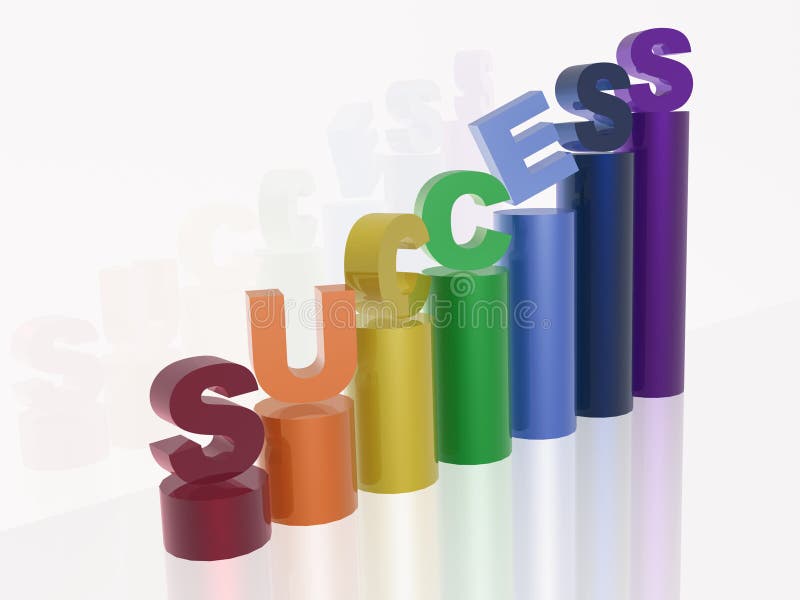 Success stock illustration. Illustration of diagram, success - 56141080