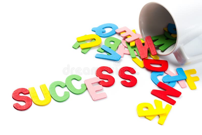 Success letters stock image. Image of character, scattered - 48152487
