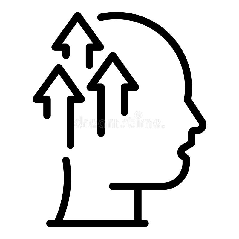 Success Life Skills Icon, Outline Style Stock Vector - Illustration of ...