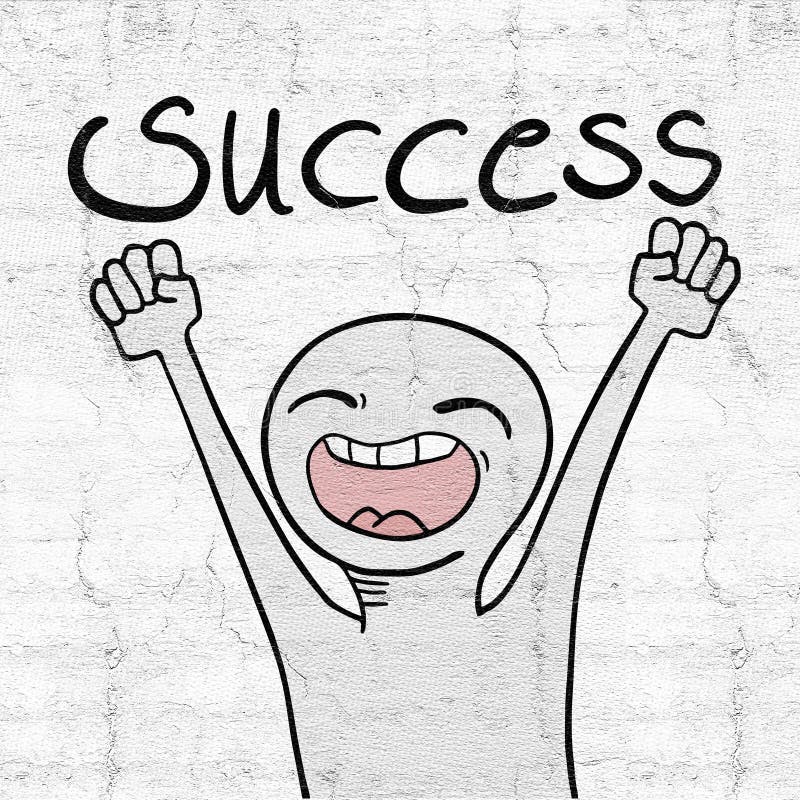 Success smile face stock vector. Illustration of gentle - 24127388