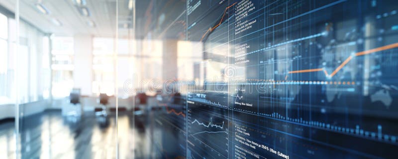 Success Metrics Displayed on a Clear Poster, Dynamic Office Stock ...